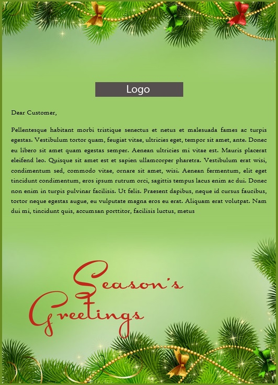 Sending Christmas Emails From Outlook Free Templates MS Outlook For 
